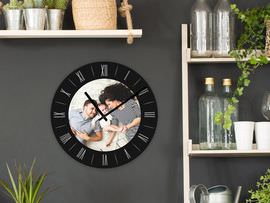 Fotouhr gestalten | Wanduhr mit Foto & Text